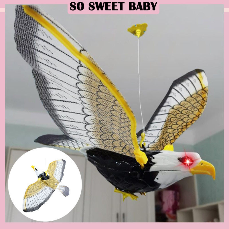 Flying Eagle Electric Hanging Flying Line Eagle with Luminous Music ...