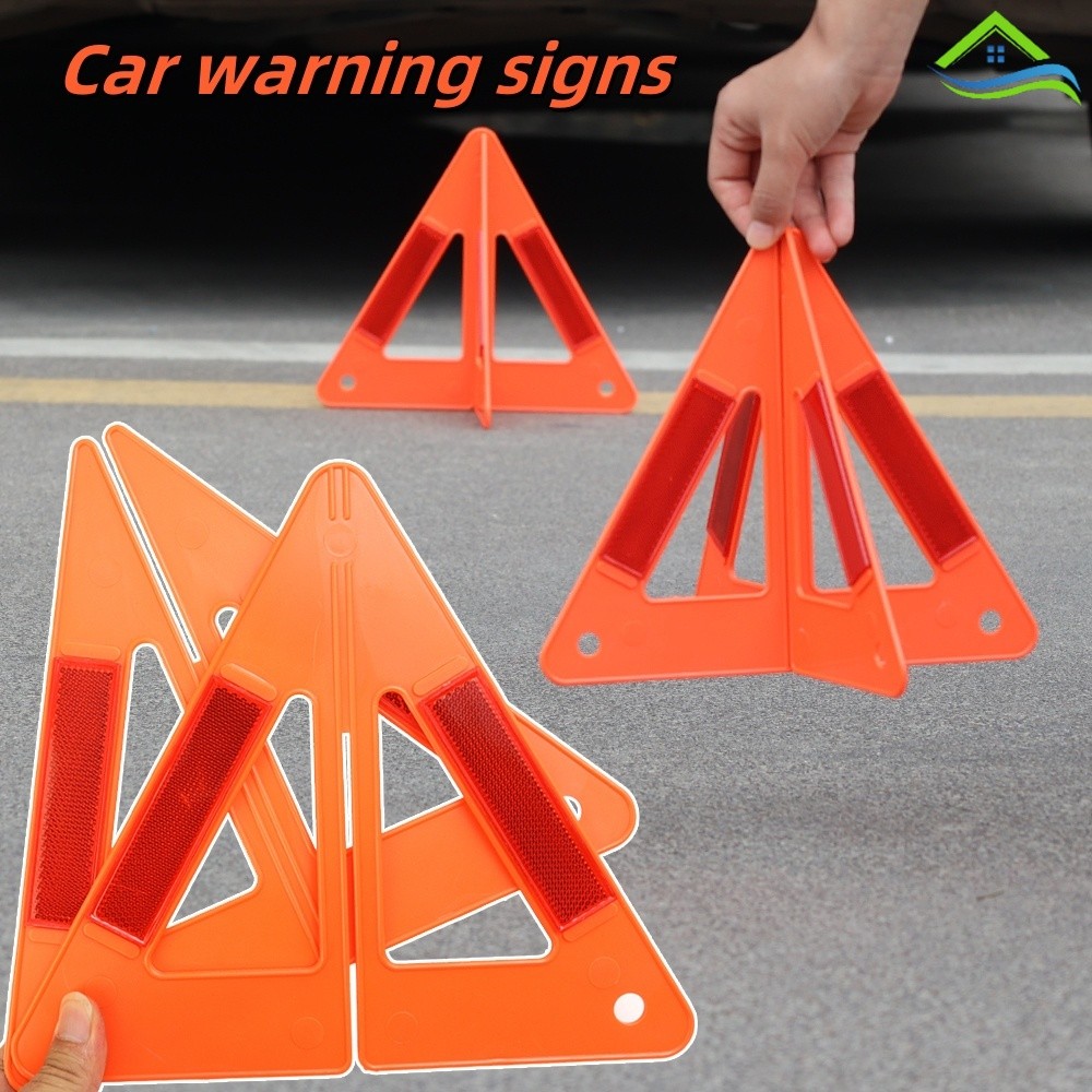 Foldable Portable Parking Tripod Warning Signs - Automotive Emergency ...