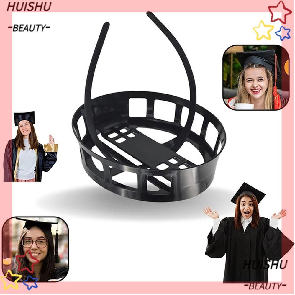 HUISHU Graduation Hat Holder, Long Lasting Makeup Hairstyle Graduation ...