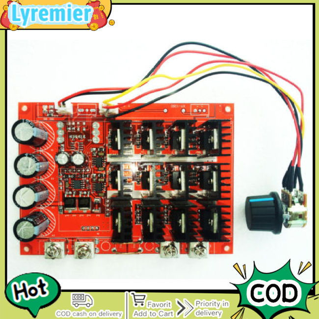 1 Day Shipping! 10-50V 60A DC Motor Speed Control PWM HHO RC Controller ...