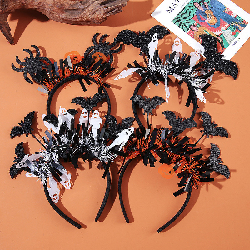 New Halloween Bat Spider Headband Ghost Holiday Party Trick or Treat ...