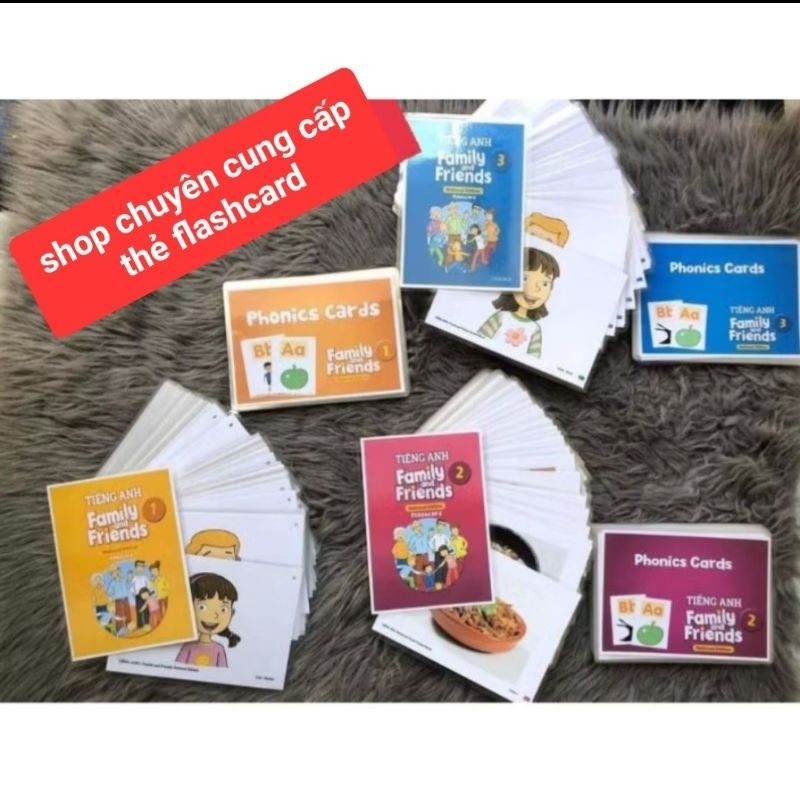 Flashcard FAMILY AND FRIENDS new laminated grades 1,2,3,4,5 (national ...