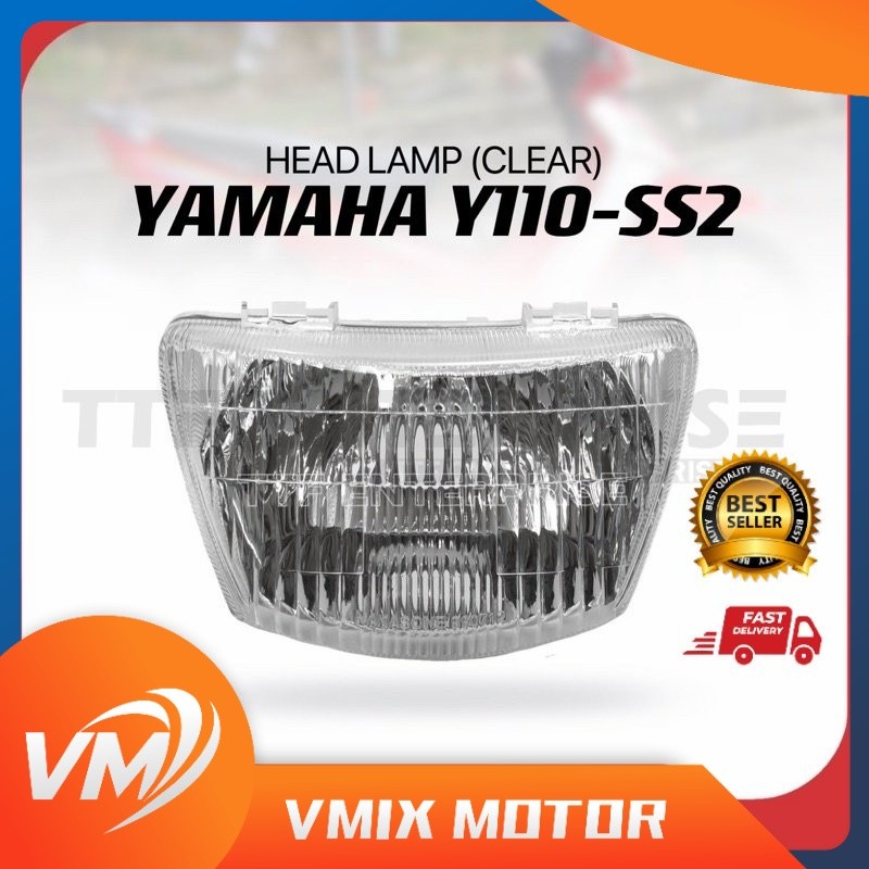 YAMAHA Y110 SS2 HEAD LAMP (CLEAR) STANDARD SSTWO SS TWO SS-II | Shopee Malaysia