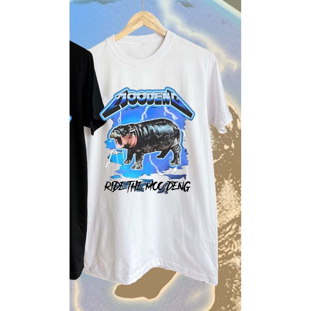 "Side The Moo Deng" Bounce Pork Leg And The Gang Hippo T-Shirt Deng ...