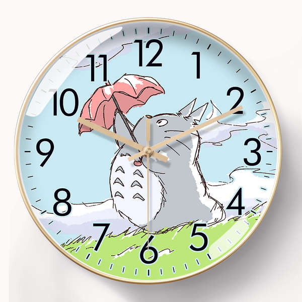 jam dinding besar ruang tamu wall clock Jiran Saya Totoro, Miyazaki ...