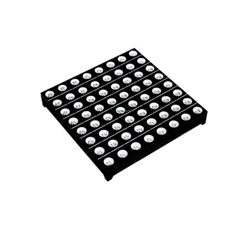 8X8 array three color co anode RGB LED dot matrix screen module length and width 60mm dot ...