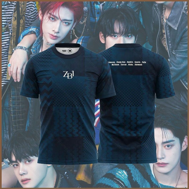 Sta6 ZEROBASEONE ZB1 K-Pop Streetwear Jersey T-shirt Zhang Hao SUNG HAN BIN SEOK MATTHEW Ricky ...