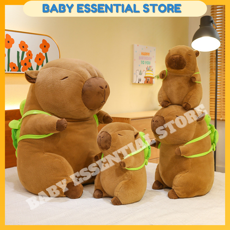 45/55CM Cute Capybara Doll Capibara Plushie Toy Anak Patung Comel ...