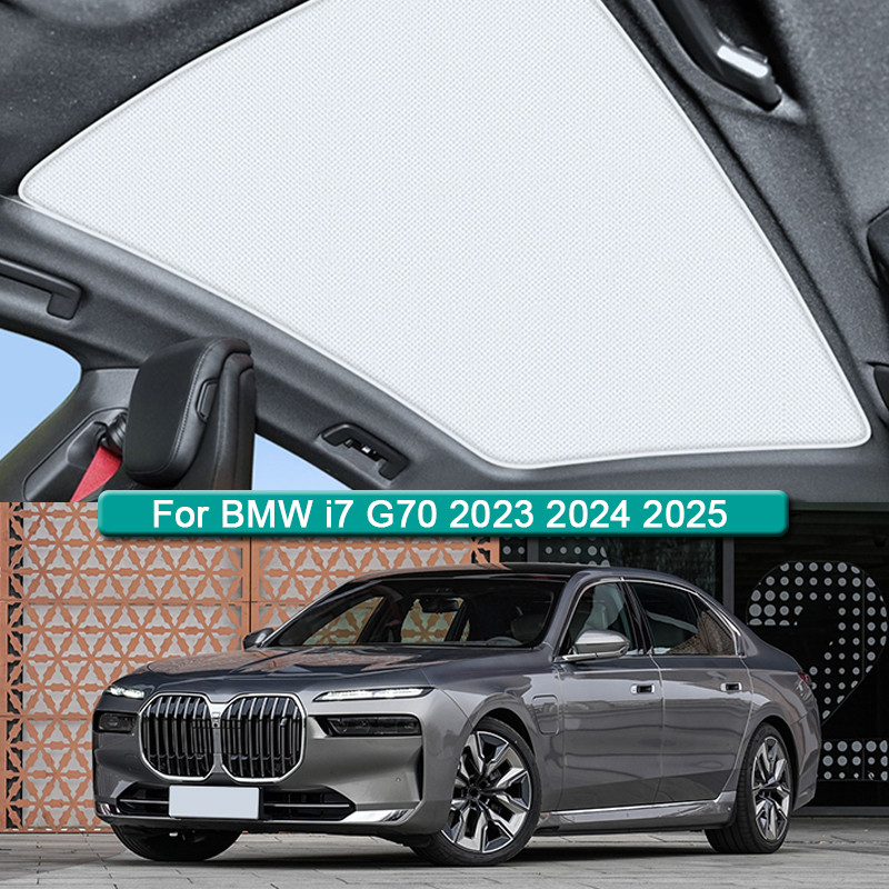Car Roof Sunshade Fit For BMW i7 G70 2023 2024 2025 Electrostatic ...