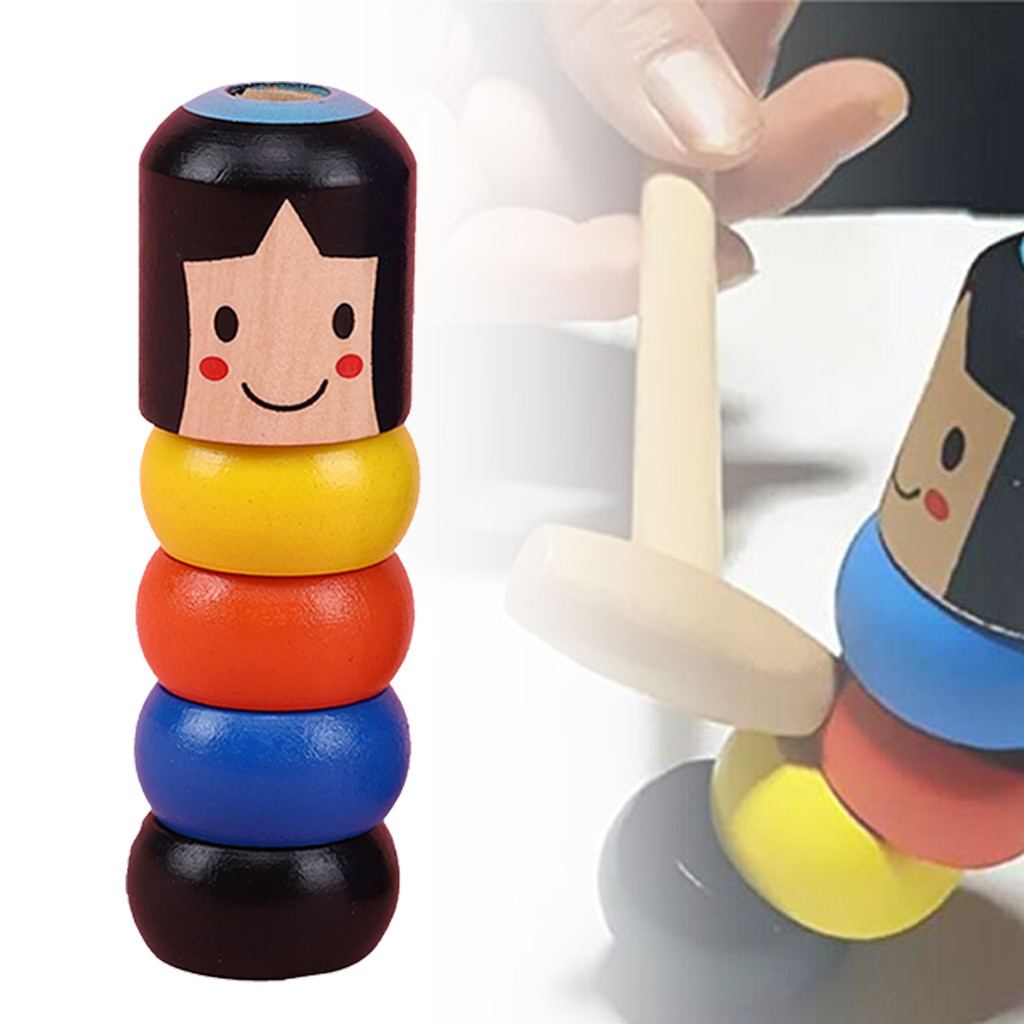 New Funny Immortal Daruma Unbreakable Wooden Man Cool Stuff For Kids ...