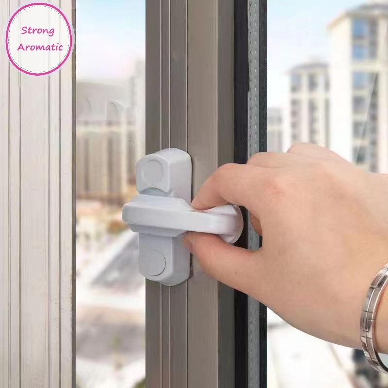 STRO Window Door Sash Lock Plastic Child Safe Security Window Door Sash ...