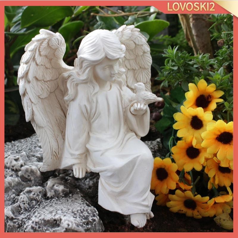[LovoskiacMY] Praying Angel Statue Resin Angel Figurine Small Hand ...