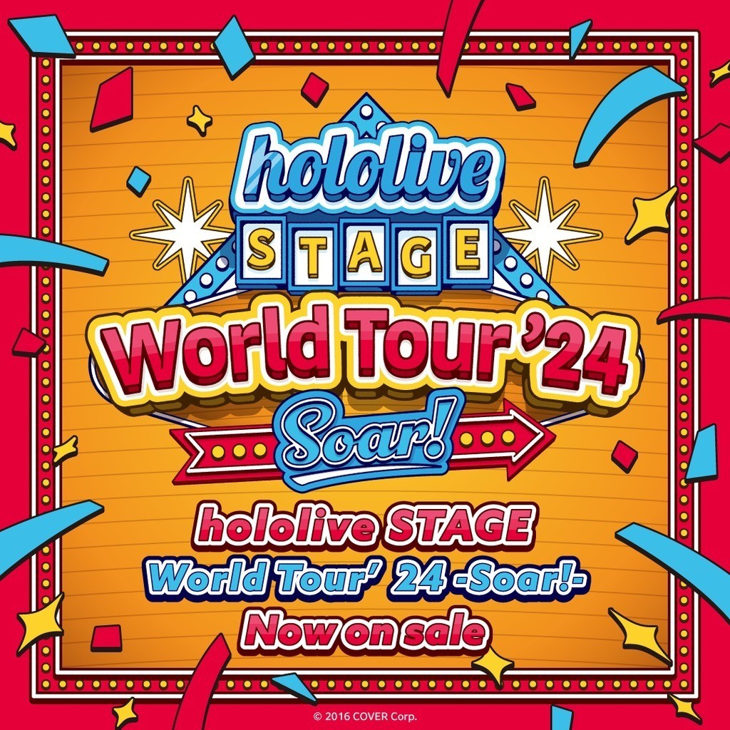 [PO - Limited] hololive STAGE World Tour 24 Soar ! Concert Merchandise ...
