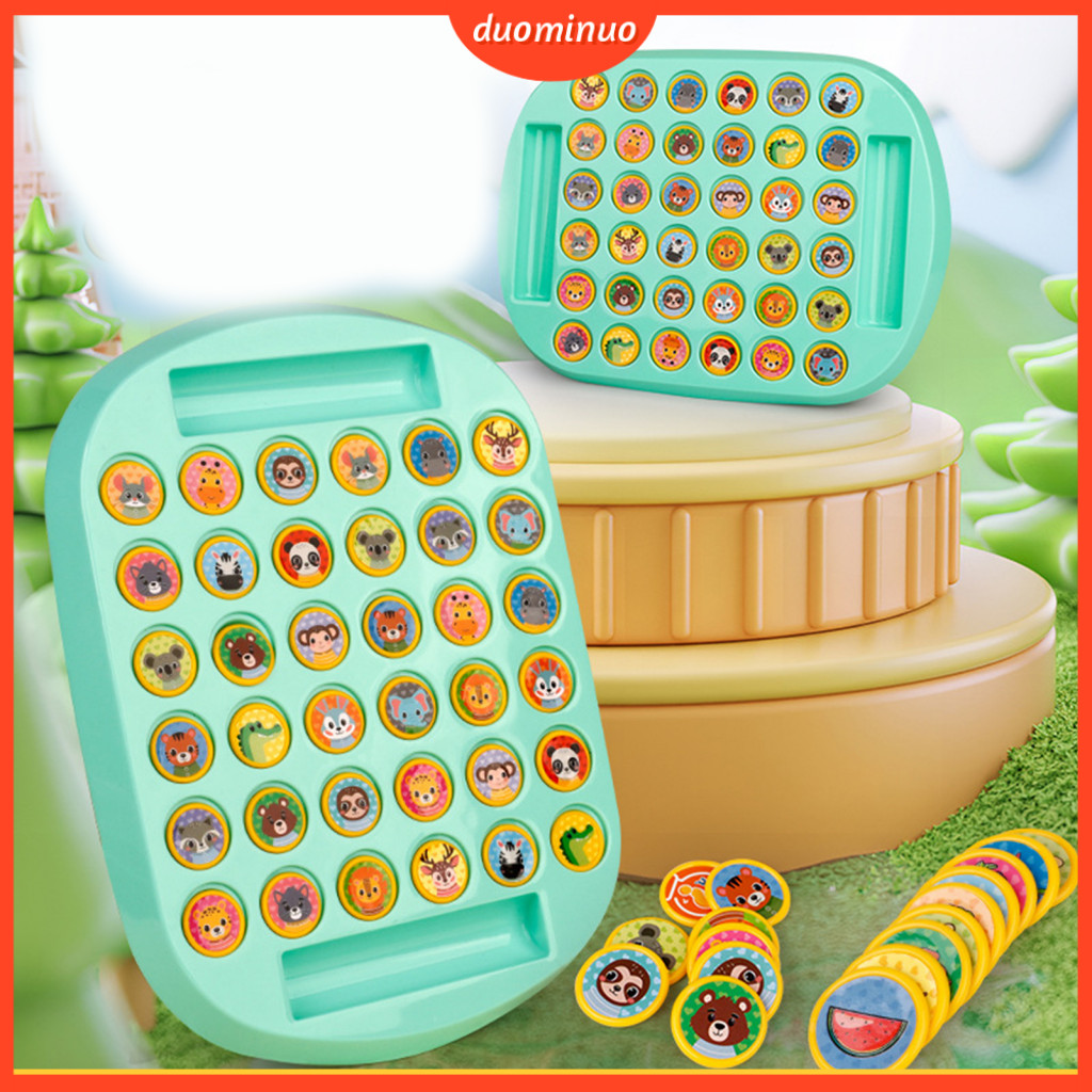 DU| Educational Memory Challenge Toy Flipping Board Game Fun Fruit ...