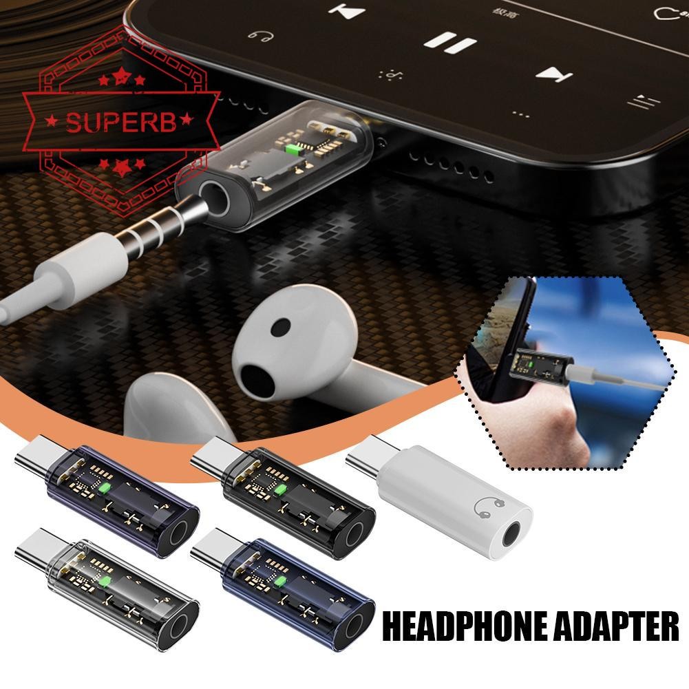 FENGLINJOY Type-c To 3.5mm Headphone Adapter For Mobile Phones And ...
