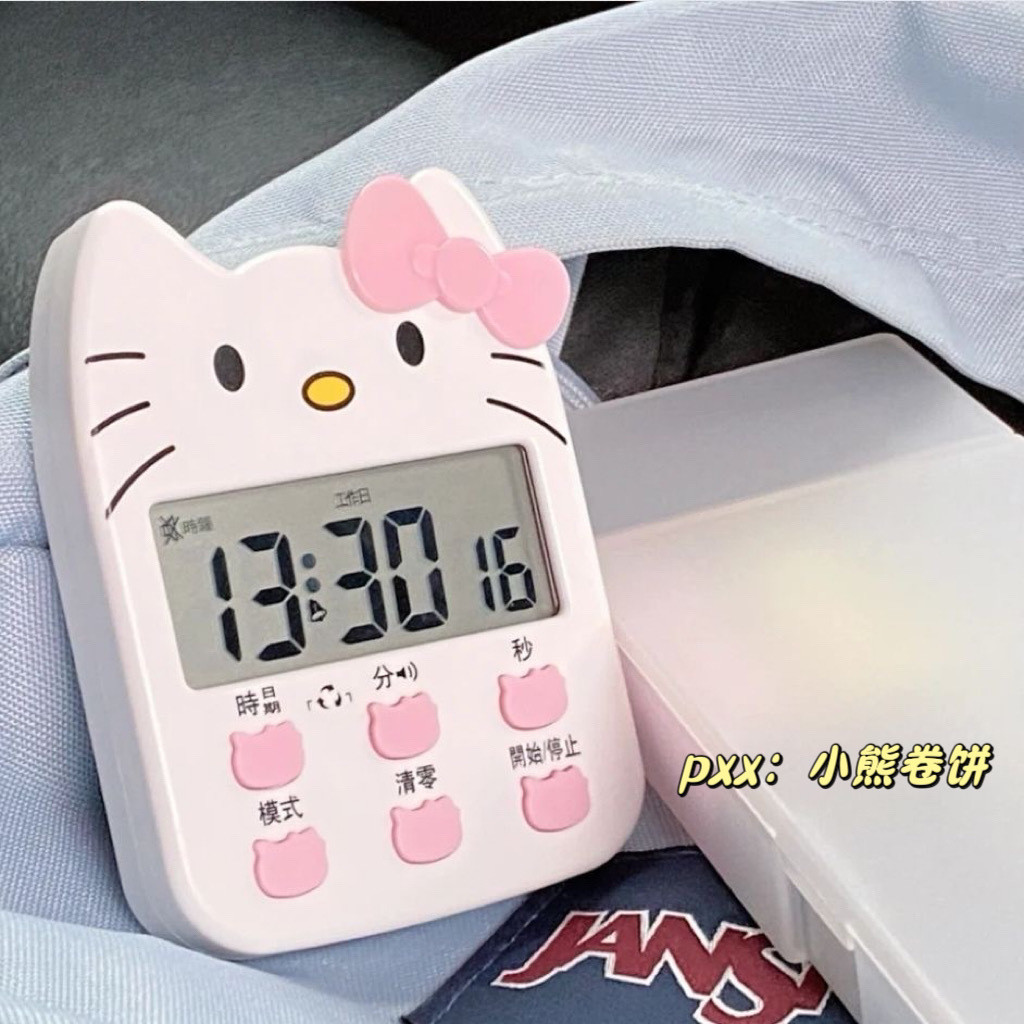 Hello kitty Timer kitty Cat Clock Alarm Clock Work Timer Cute Class ...
