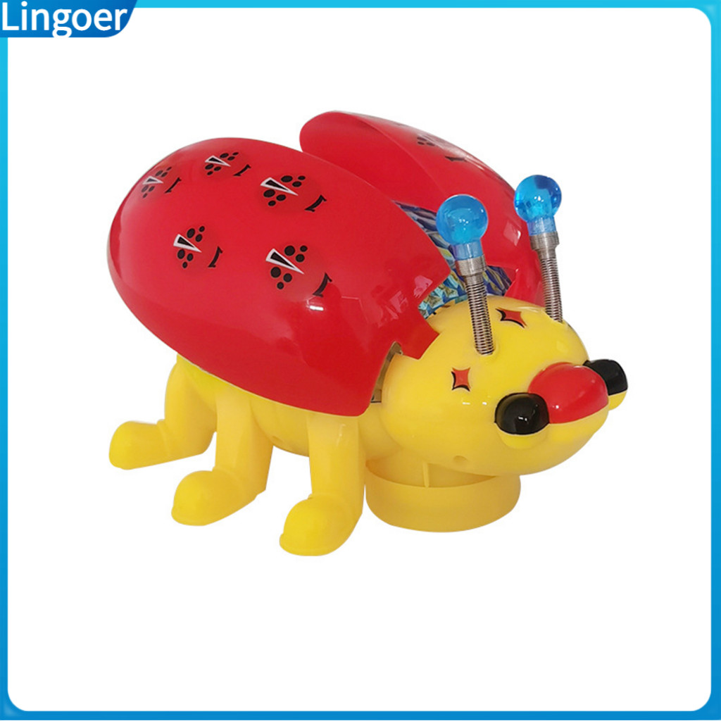 Lingoer| Electric Ladybug Toys Gentle Music Corrosion Resistant Broken ...