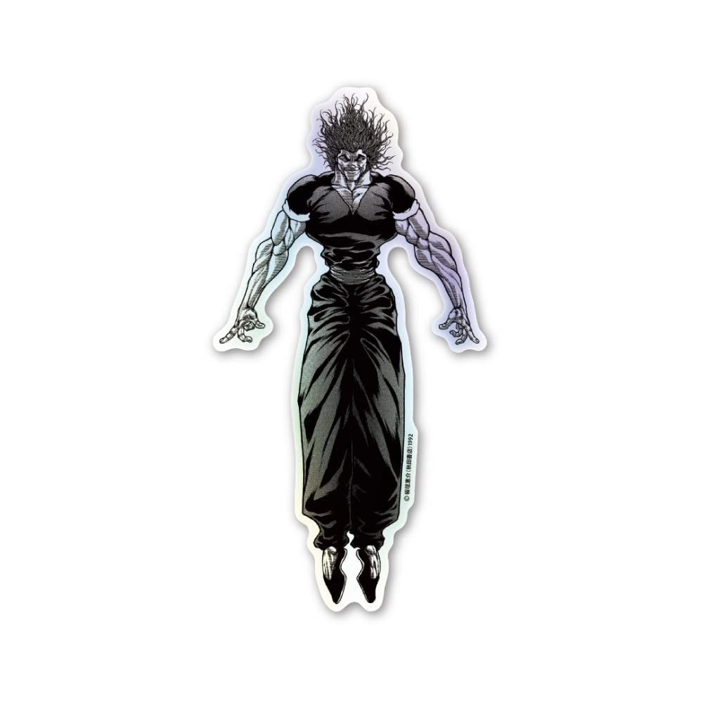 Grappler Baki Hologram Sticker Yujiro Hanma Baki Character Sticker ...