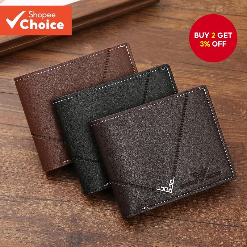 Fashion Men Inserts Foldable Wallets Picture Coin Slim Purses Business ...