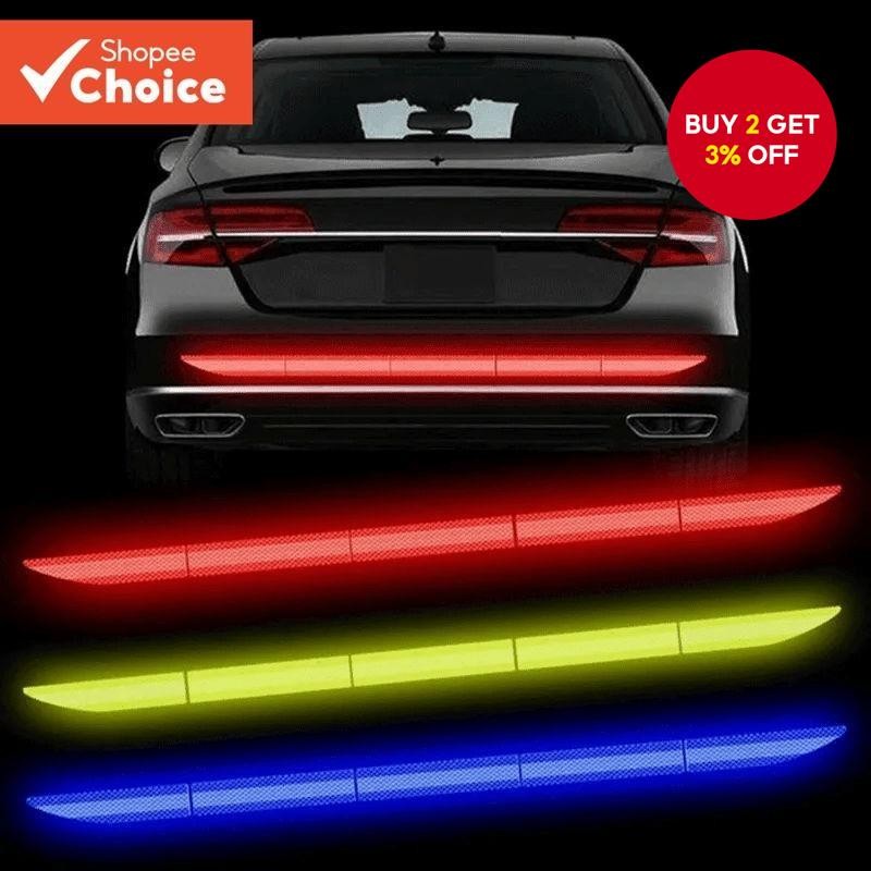 Reflective Safety Warning Tape Car Trunk Anti-Collision Sticker ...