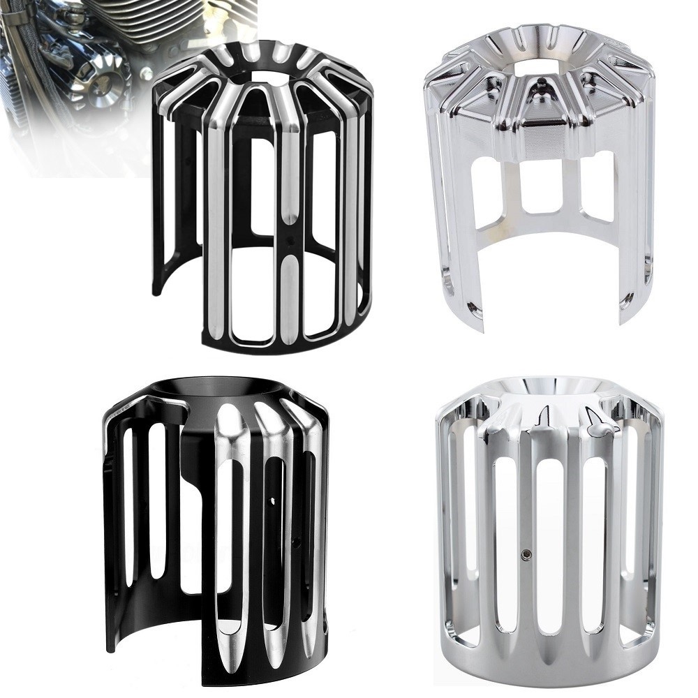 Motorcycle Universal Oil Filter Cover Cap Trim For Harley Dyna Softail ...