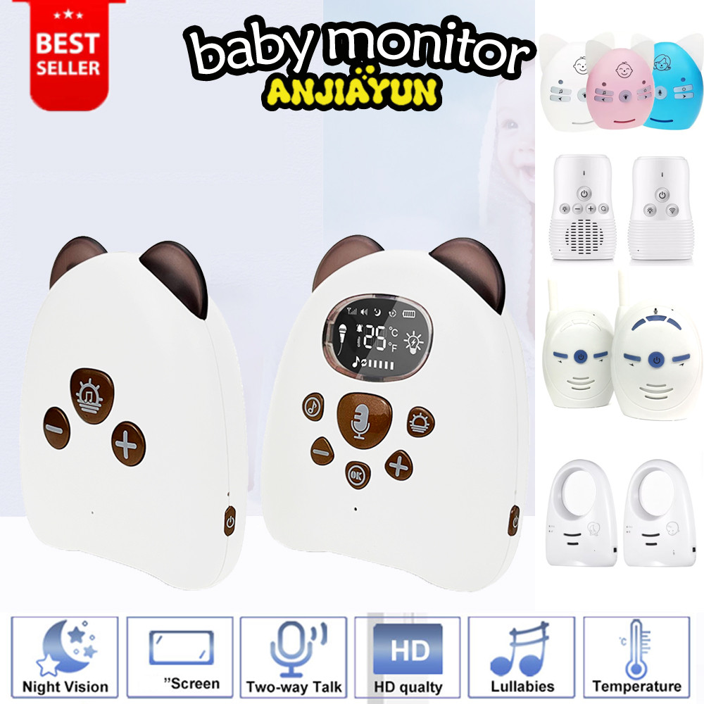 2.4Ghz Wireless Long Range Voice Intercom Baby Monitor Audio Sender ...