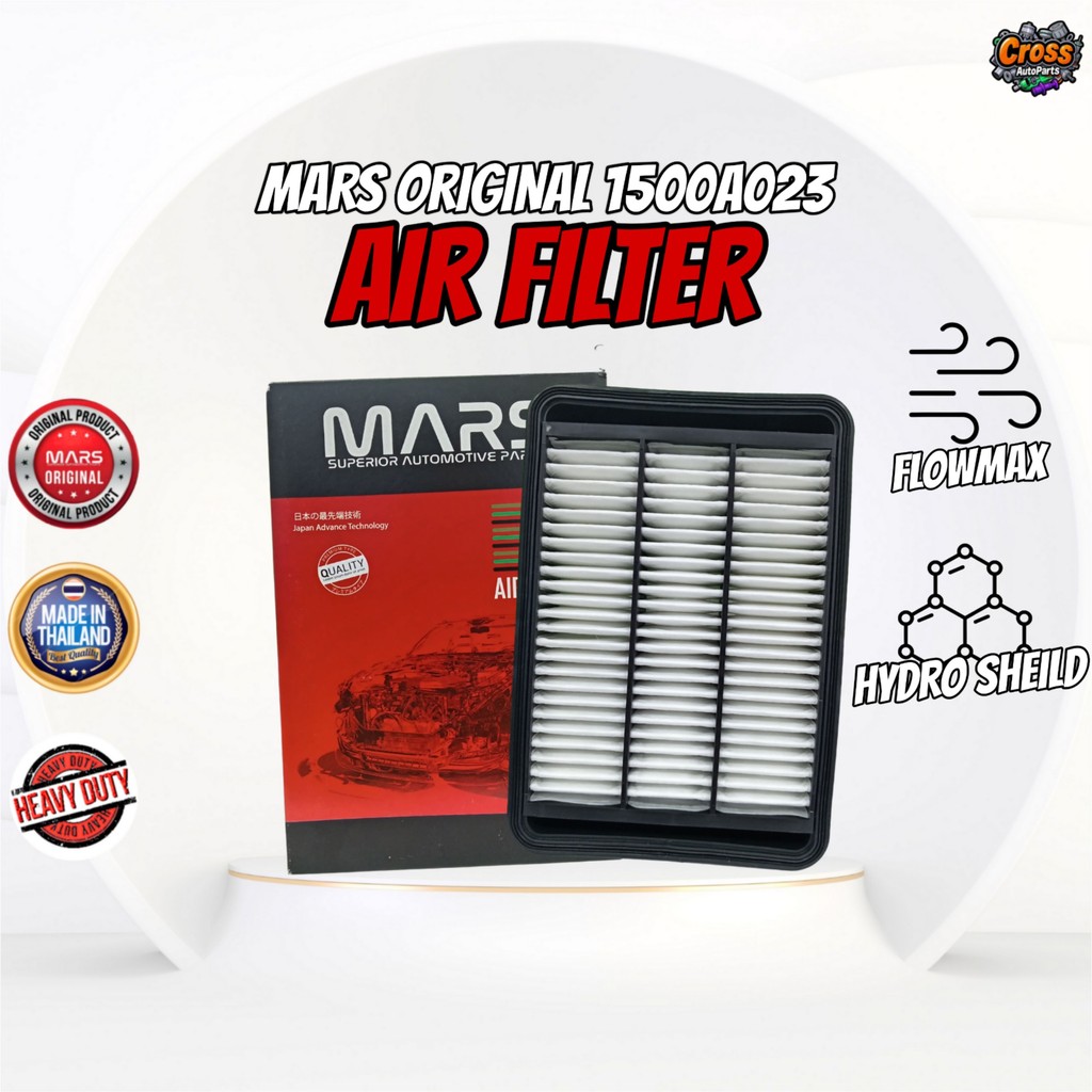 MARS AIR FILTER - PROTON INSPIRA, MITSUBISHI LANCER CY4A, ASX | Shopee ...