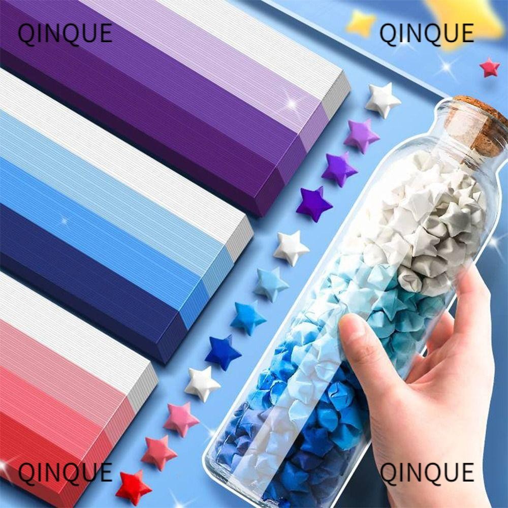QINJUE 540PCS Star Origami Paper, Art Craft Paper Double Side Star ...