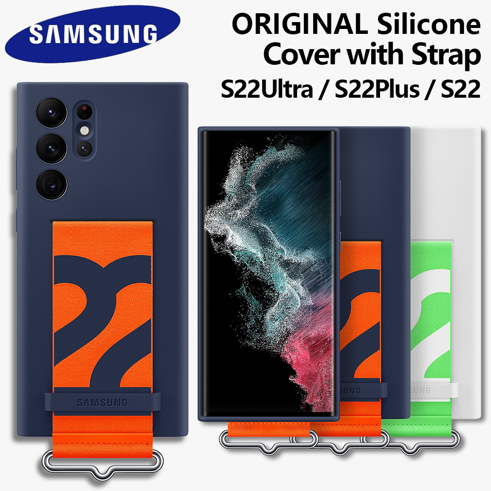 Original Samsung Galaxy S22 Ultra Case with Strap High Quality S22Ultra ...