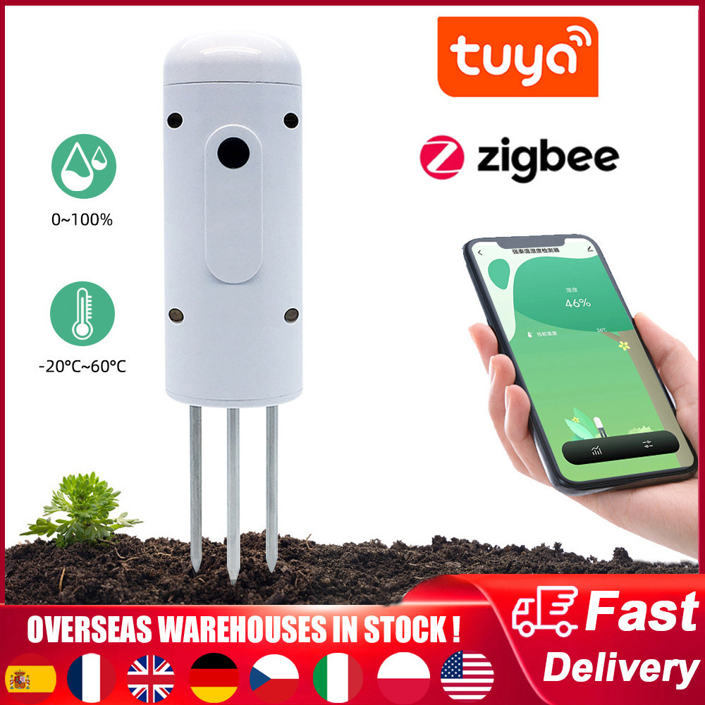 Tuya Zigbee Wireless Soil Tester Soil Moisture Meter Temperature ...