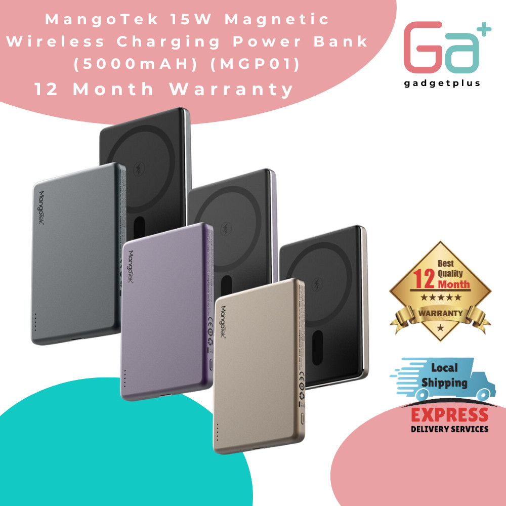 Mangotek 5000mAh Magnetic MagSafe Power Bank | Shopee Malaysia