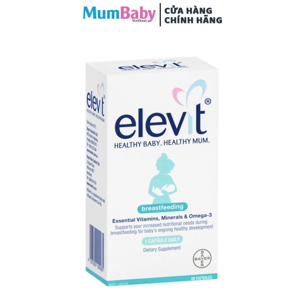 Multivitamins for postpartum mothers Elevit Breastfeeding 60 tablets ...