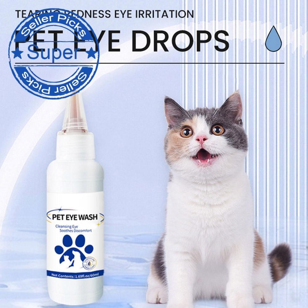 60ml Plant Extraction Pet Eye Drops Pet Eye Around Eye Wash Care Water ...