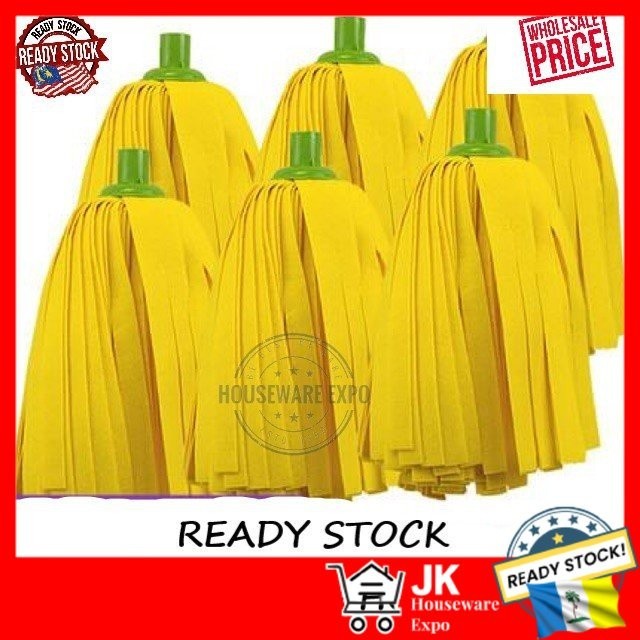 3M Home Cleaning Tools Mop Accessories/Yellow Rayon Mop/Rayon Strip Mop ...