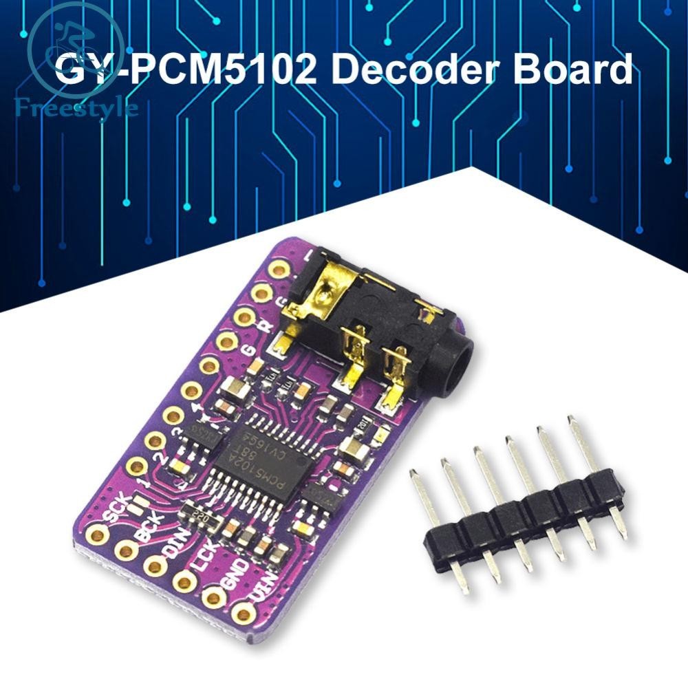 GY-PCM5102 I2S IIS DAC Digital-To-Analog Converter Voice Module for ...