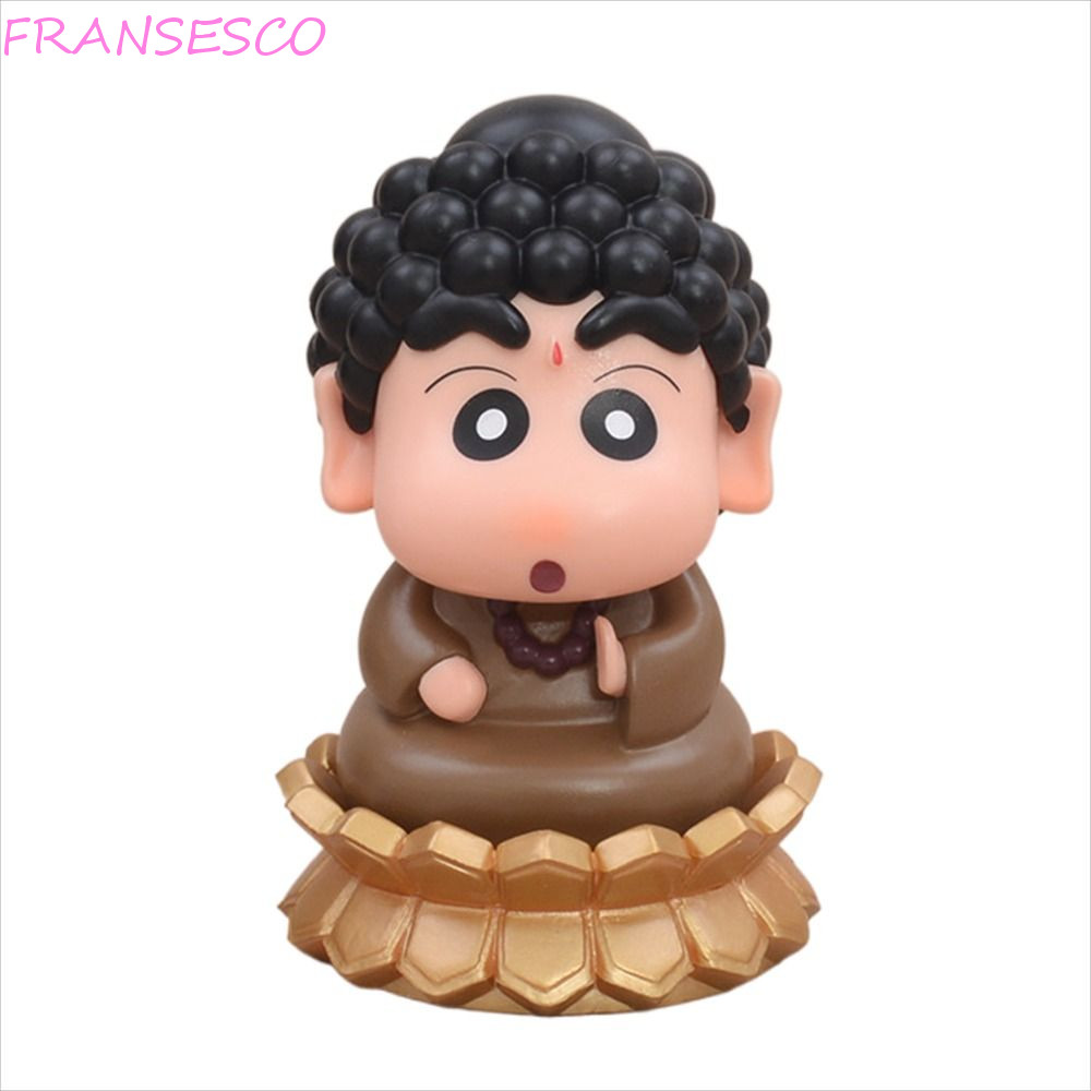 FRANCESCO Crayon Shin-Chan Figure, Cos Sakyamuni Model Doll Shinnosuke ...