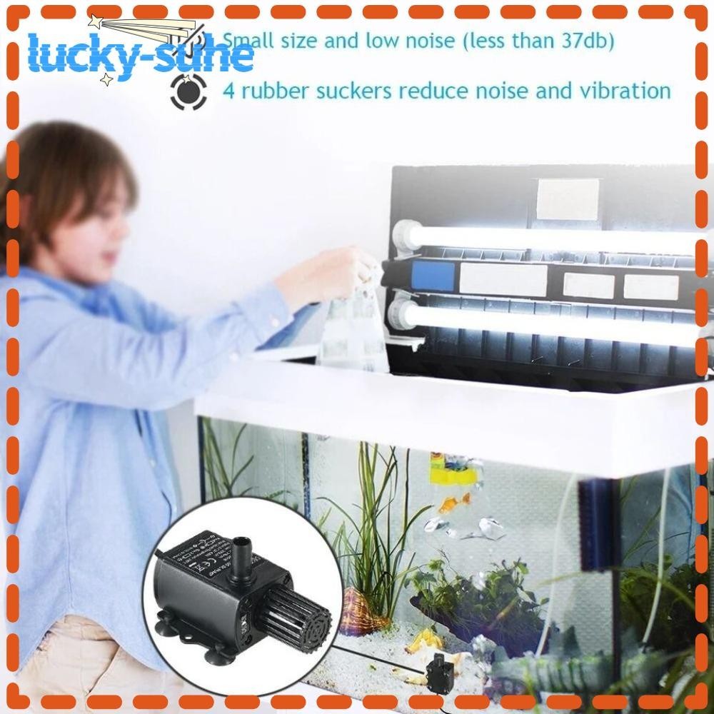 LUCKY-SUHE Mini Submersible Pump, IP68 Waterproof Grade High Efficiency ...