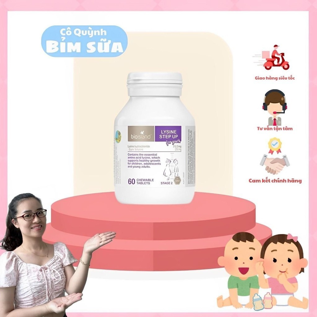 Bioisland Lysine Step Up Australian tablets for children from 6 years ...