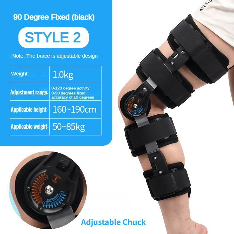 New Adjustable Knee Joint Fixation Brace Lower Limb Surgery Fixed ...
