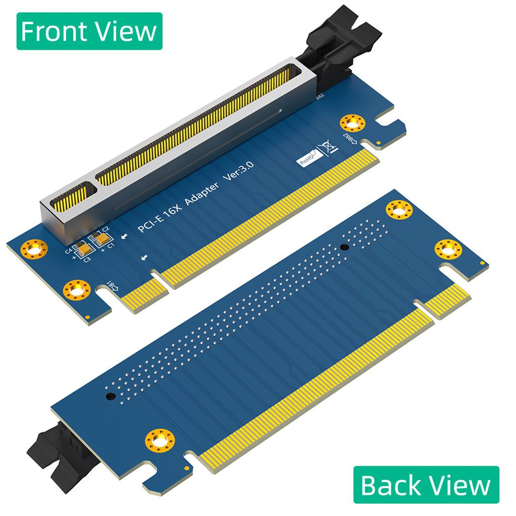 PCI-Express 3.0 16x Riser Card PCIe3.0 16X 90 Degree Right Angle High ...