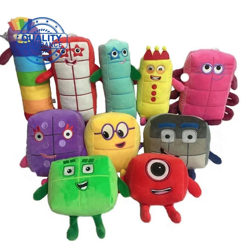 Numberblocks Plush Doll Educational Number Stuffed Kids Gift Baby Toys ...