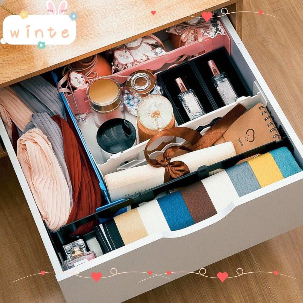 WINTE Separation Board, Adjustable Retractable Drawer Divider, DIY Non ...