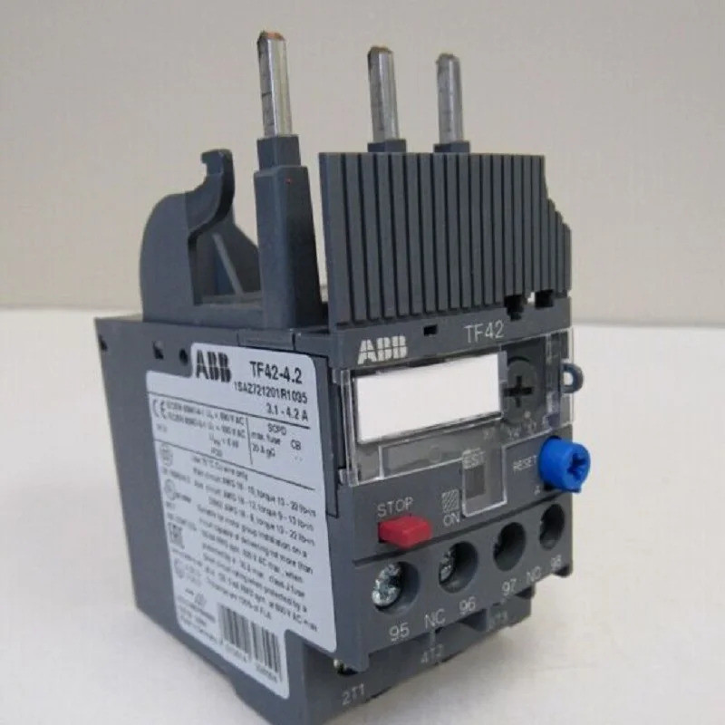 ABB TF42 thermal overload relays TF42-1.3 TF42-1.7 TF42-2.3 TF42-3.1 ...