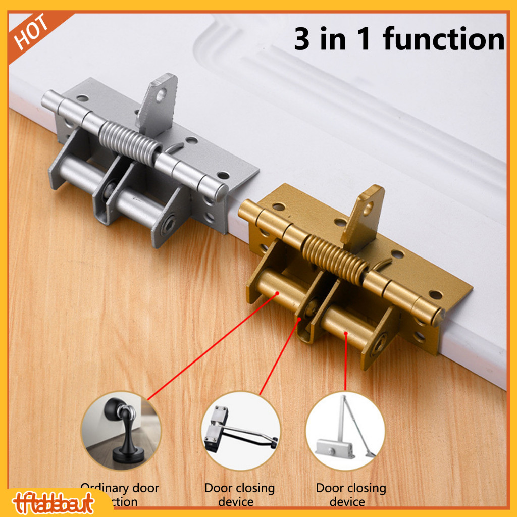 TF* 1 Set 4 Inches Automatic Door Hinge 90 Degree Positioning Universal ...