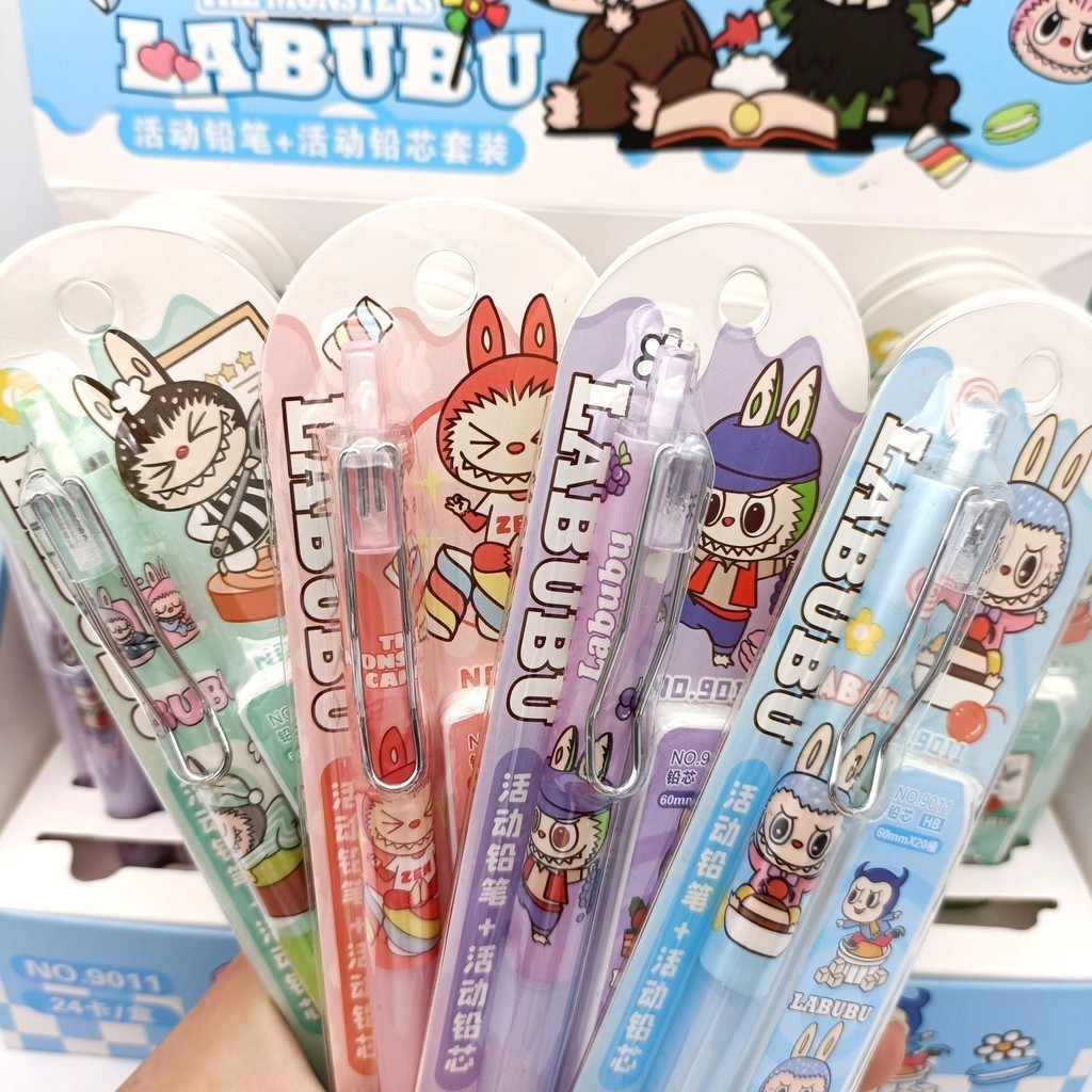 Cartoon New Labu Automatic Pencil Set Student Pencil Set | Shopee Malaysia