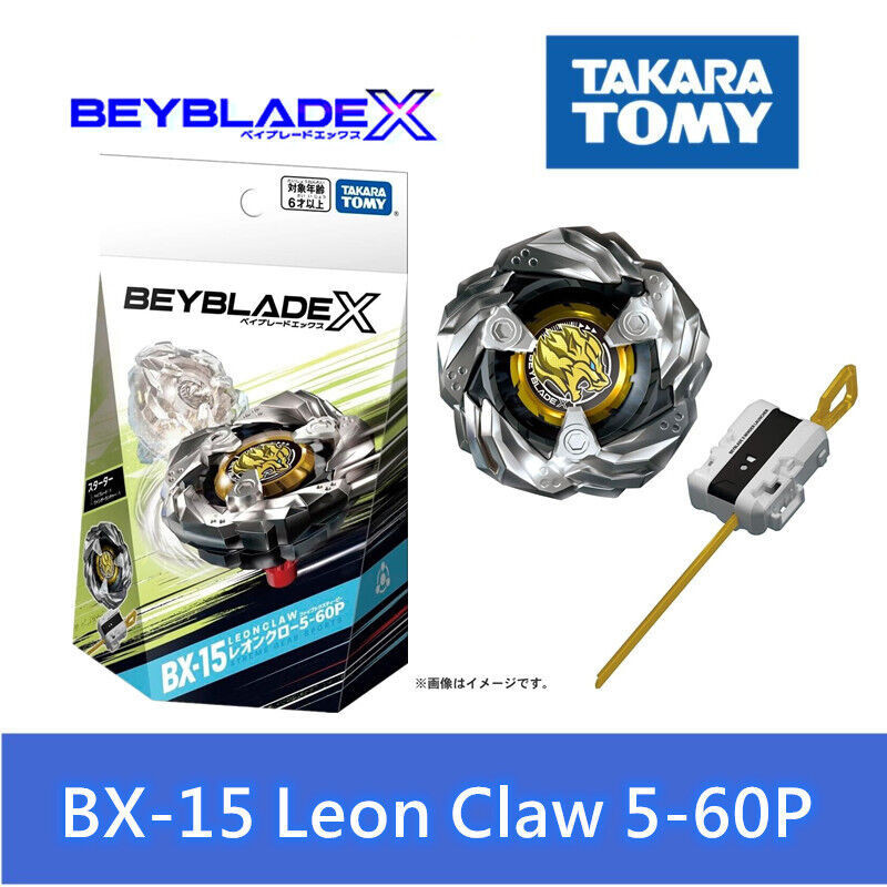 Takara Tomy Beyblade-X BX-15 Genuine Starter Leon Claw 5-60P New In Box (with launcher) | Shopee ...