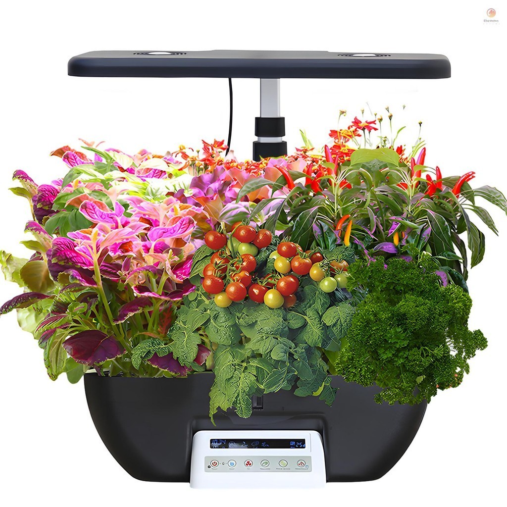 Hydroponics Growing System Kit 17 Pods Full-Spectrum Plant Grow Light ...