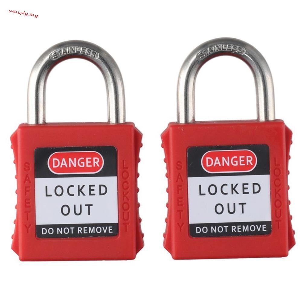 UMISTY Lockout Tagout Locks, 2 Keys Per Lock Red Red Loto Locks, Waterproof Stainless Steel ...