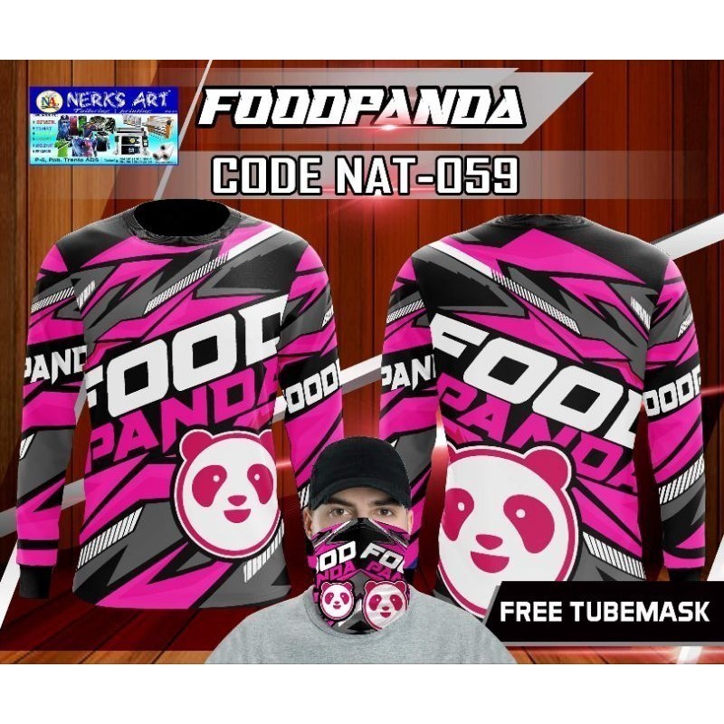 2024 FoodPanda Men's T-Shirt Long Sleeve Full Sublimation FoodPanda ...