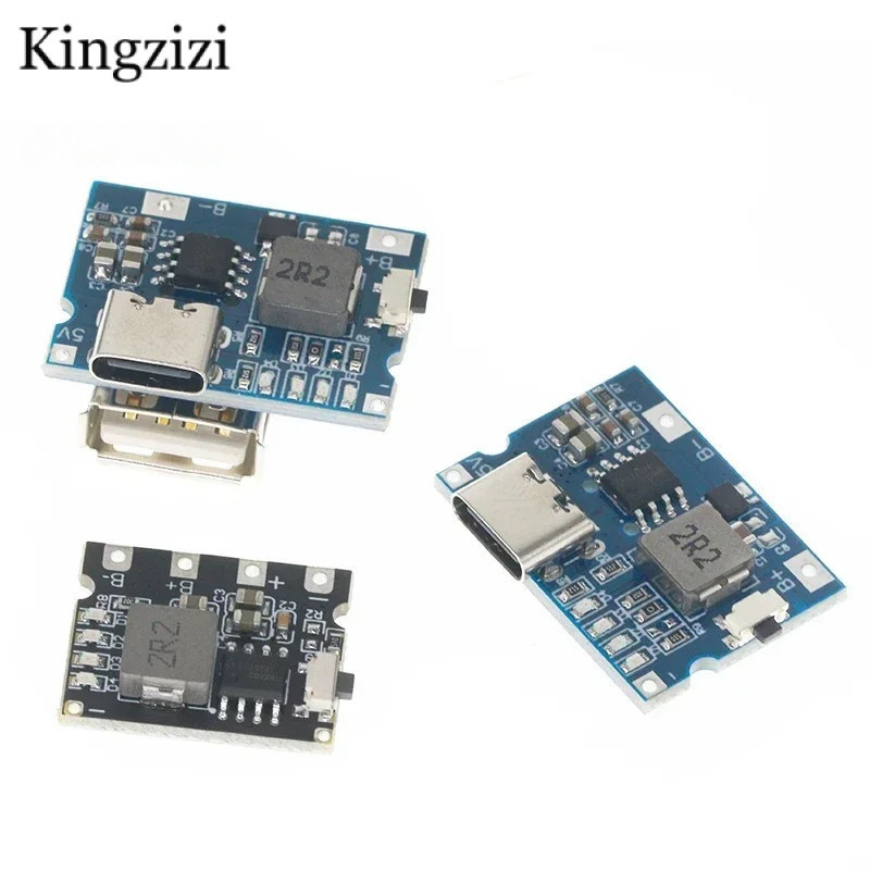 5V 2.4A TYPE-C USB Boost Step Up Power Module Lithium LiPo Battery ...